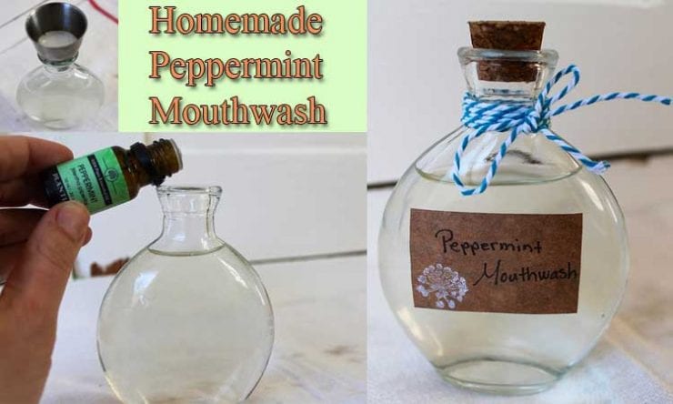 DIY: Homemade Peppermint Mouthwash - Home Remedies